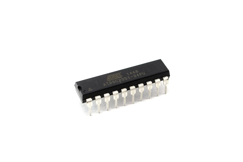 (89C2051) MICROCONTROLADOR AT89C2051-24PU 20 PIN | Microelectrónica